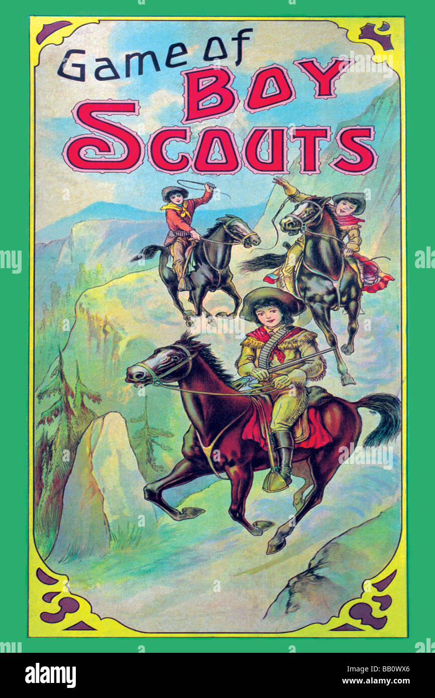 Game of Boy Scouts Stock Photo - Alamy