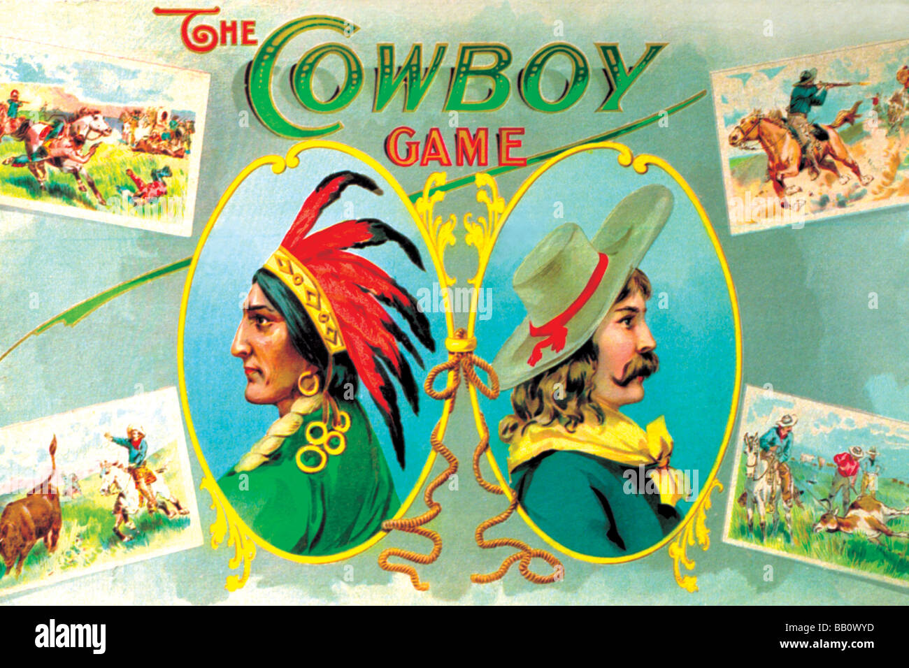 The Cowboy Game Stock Photo - Alamy