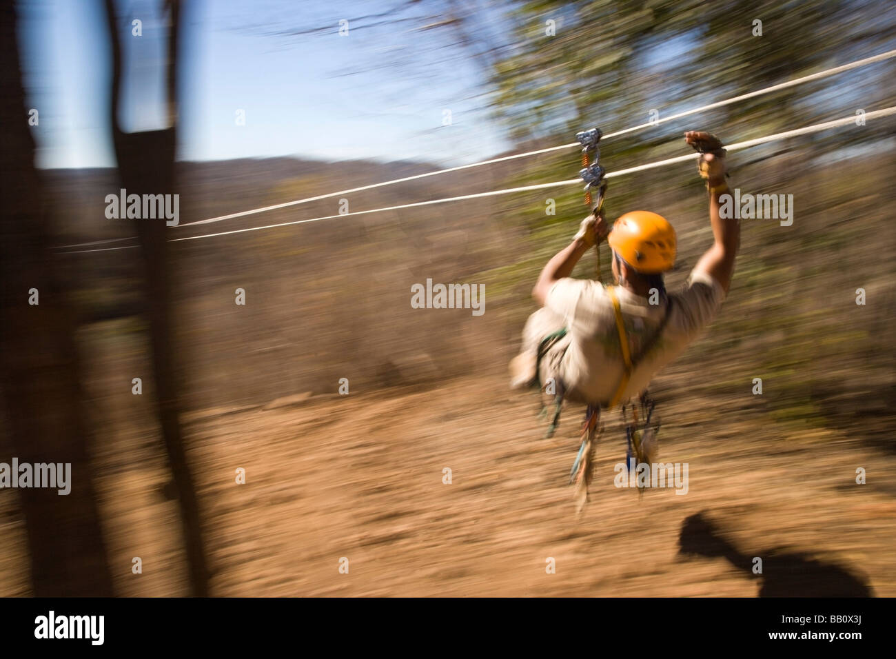 Participant of Huana Coa Canopy Adventure; La Noria, Sinaloa, Mexico ...