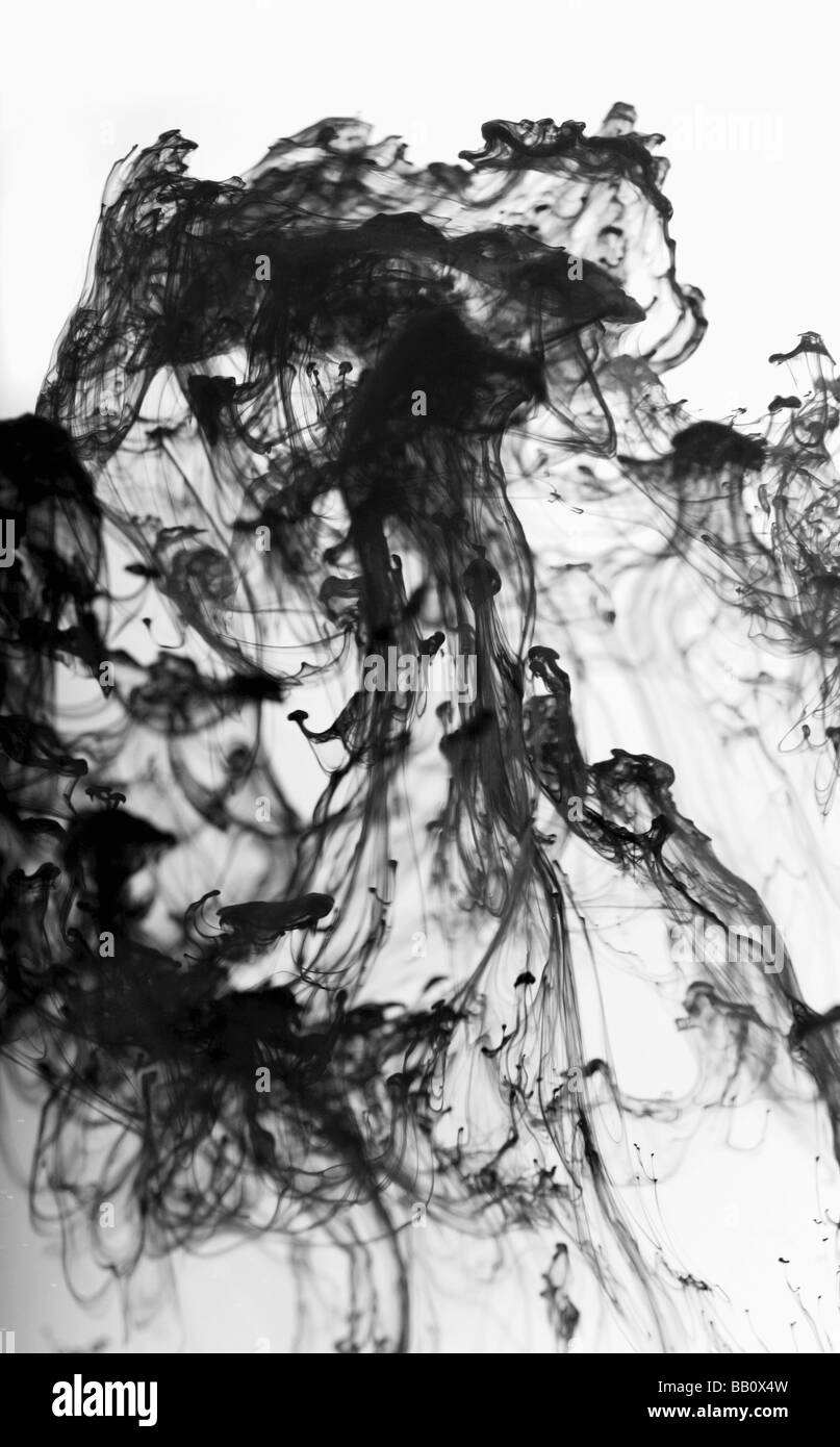 Ink in the water,concept Stock Photo - Alamy
