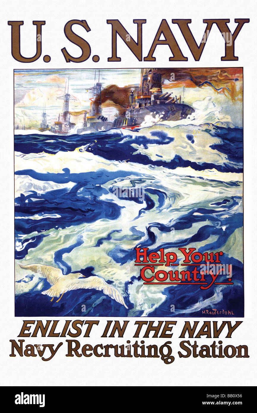 U.S. Navy - Help your country! Enlist in the Navy Stock Photo - Alamy