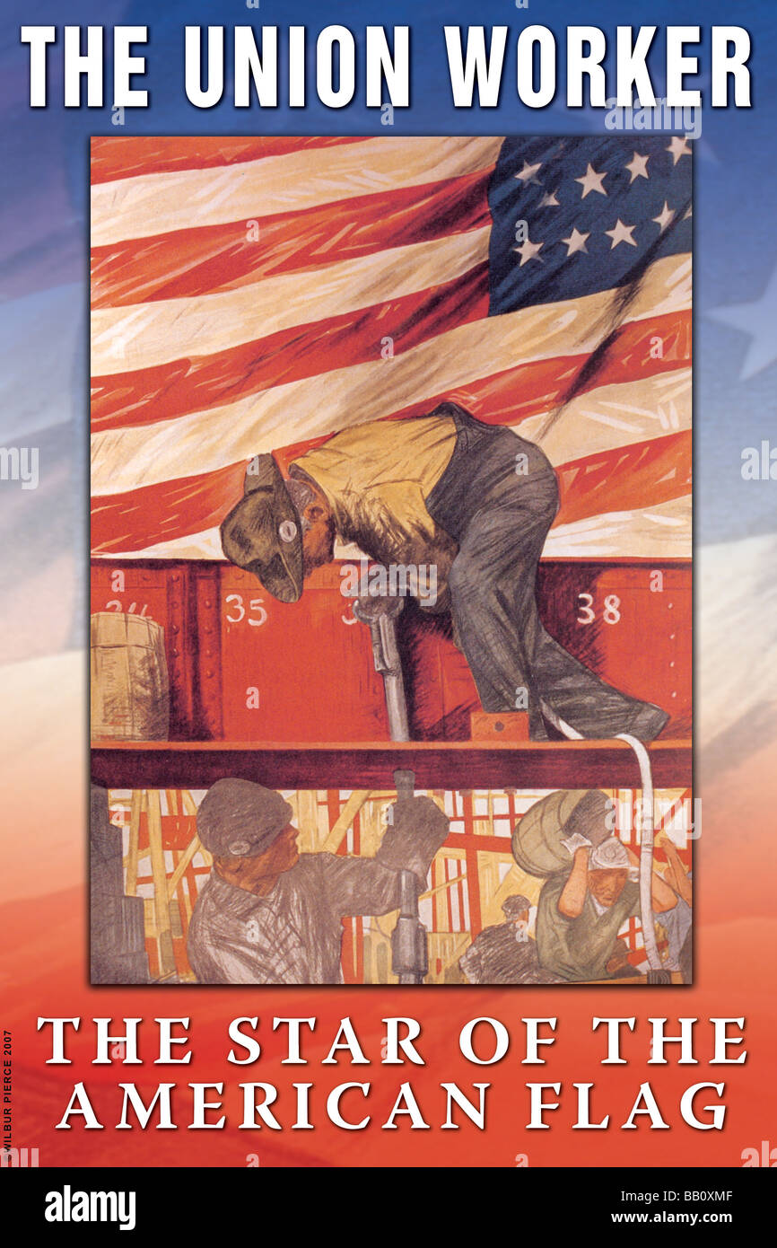 The Union Worker Stock Photo - Alamy