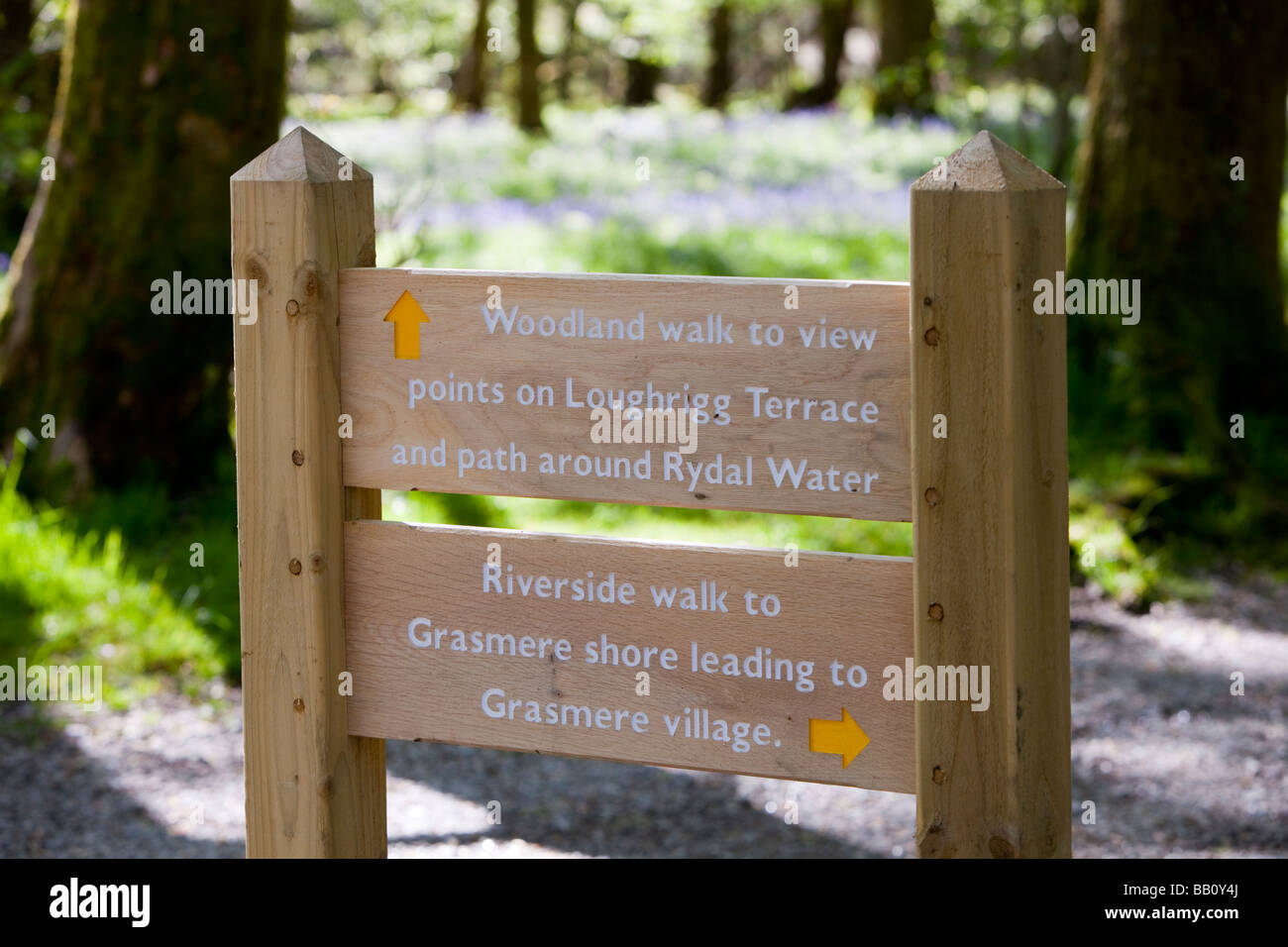 Lake District National Park Sign Stock Photos & Lake District National ...
