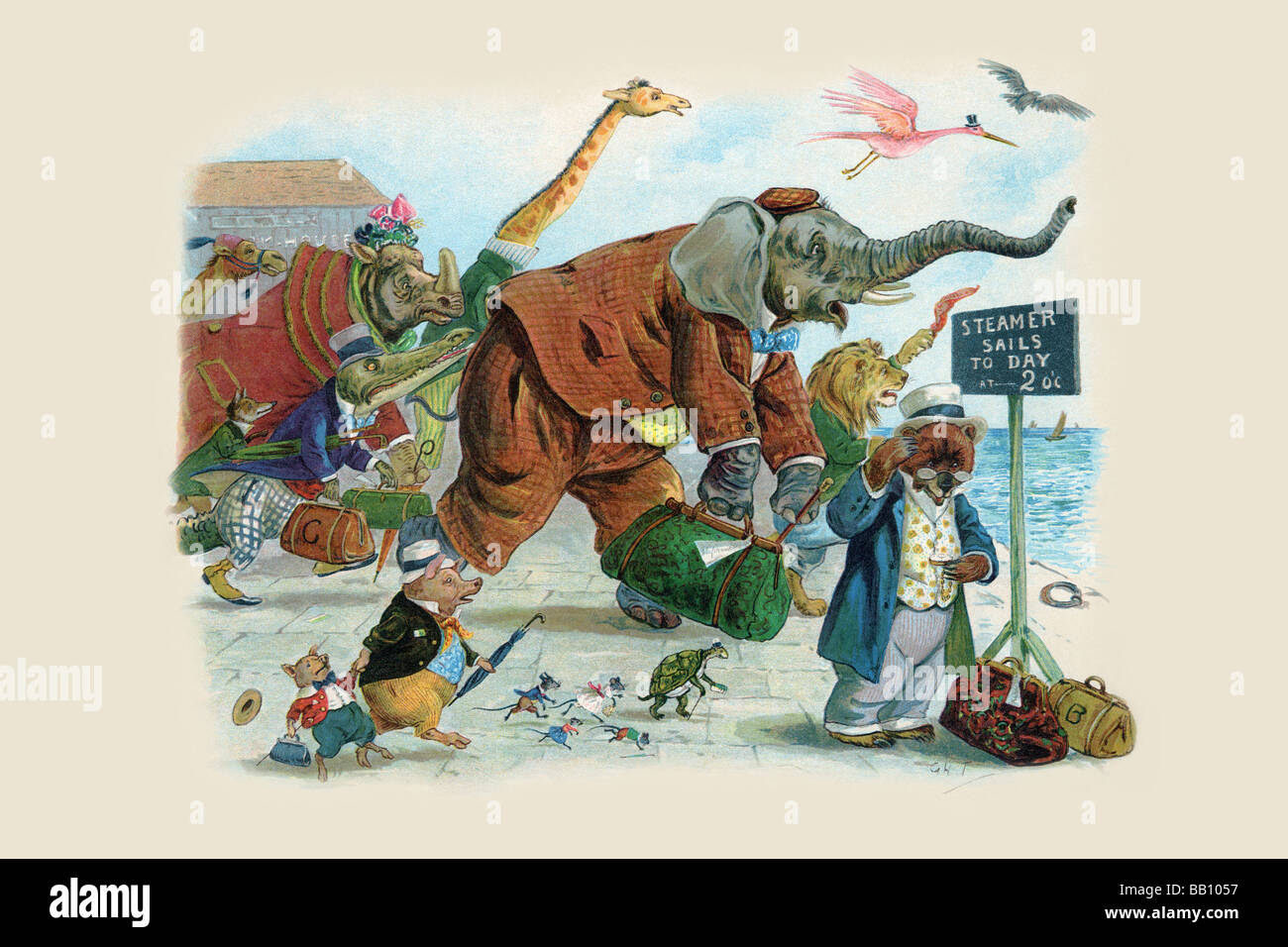 The Bear's new watch was all wrong,Alack! Stock Photo - Alamy