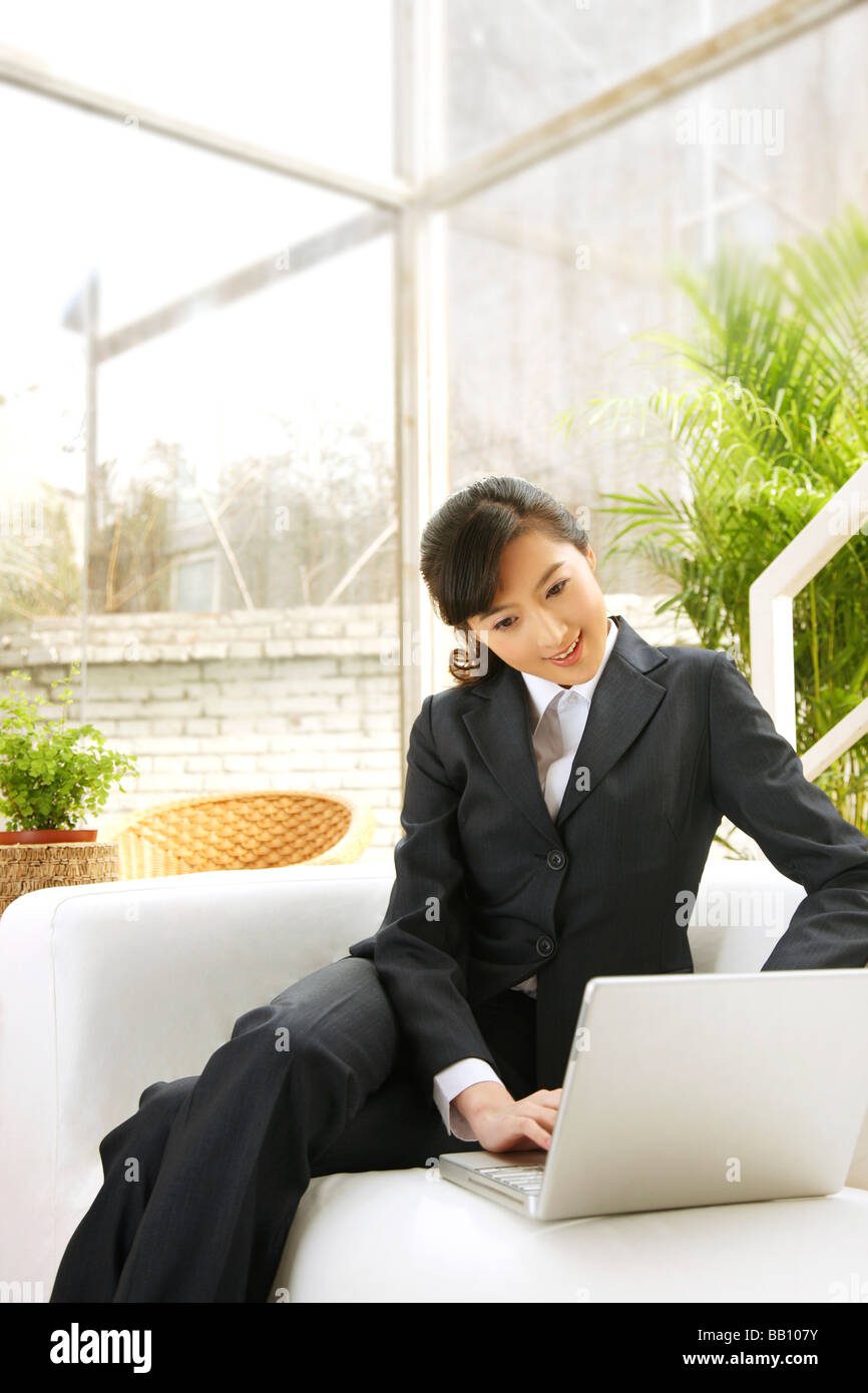Chinese business woman in the office,China Stock Photo - Alamy