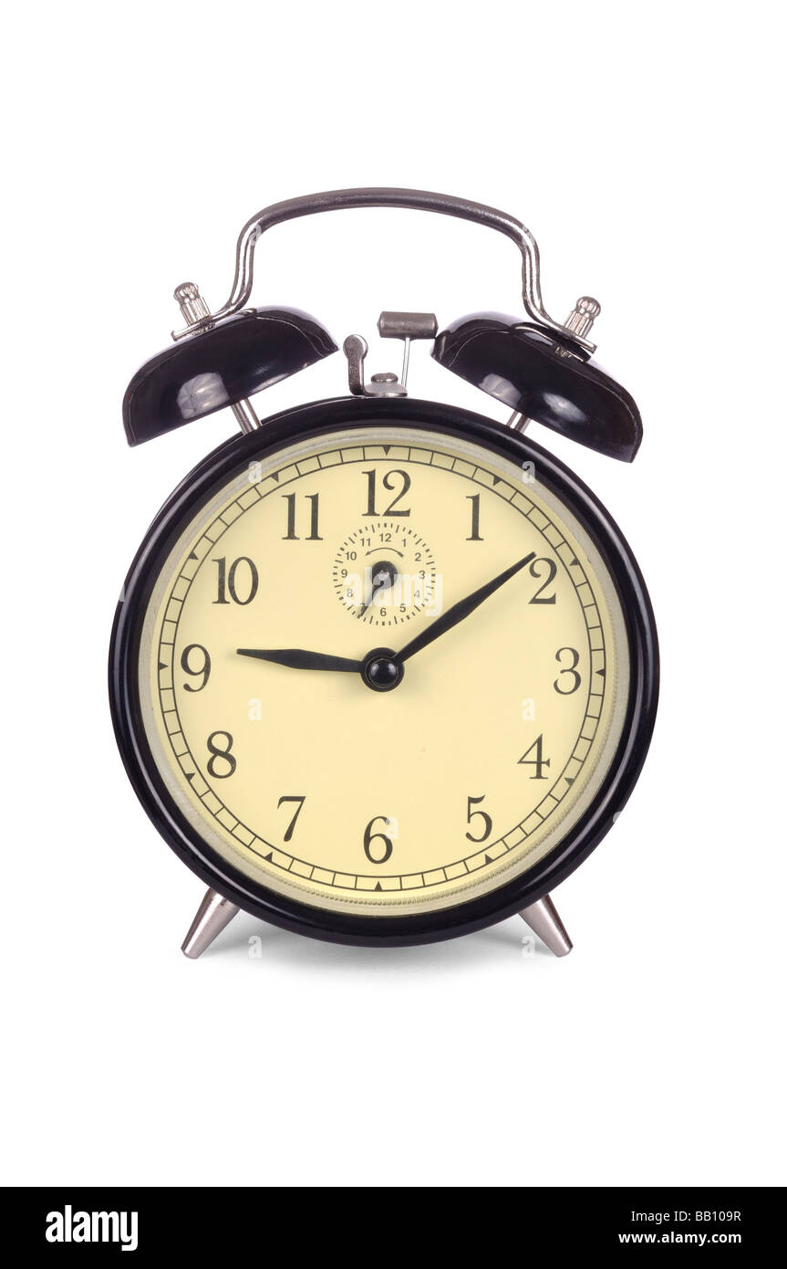 Old alarm clock Cut Out Stock Images & Pictures - Alamy