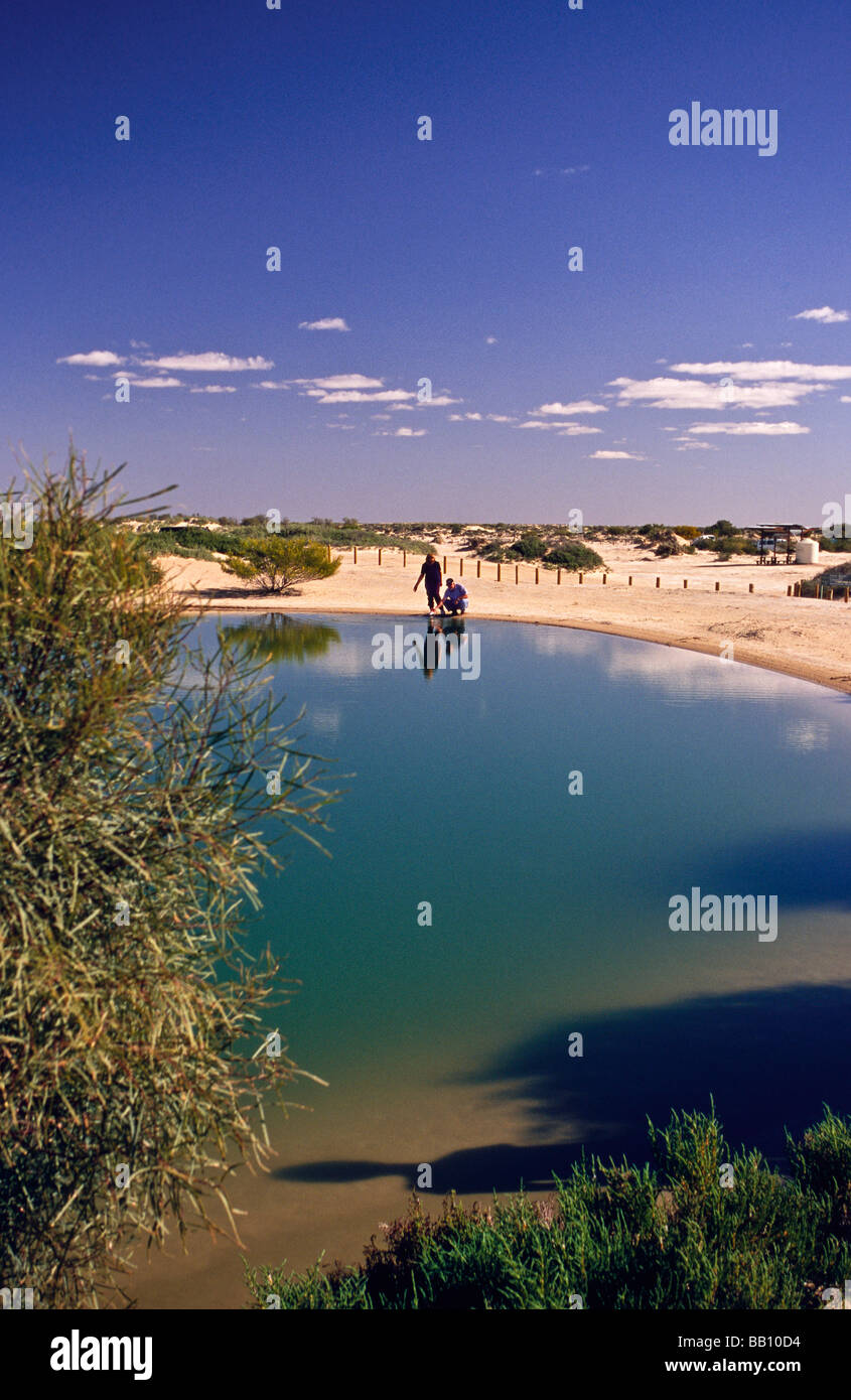 outback waterhole Australia Stock Photo - Alamy
