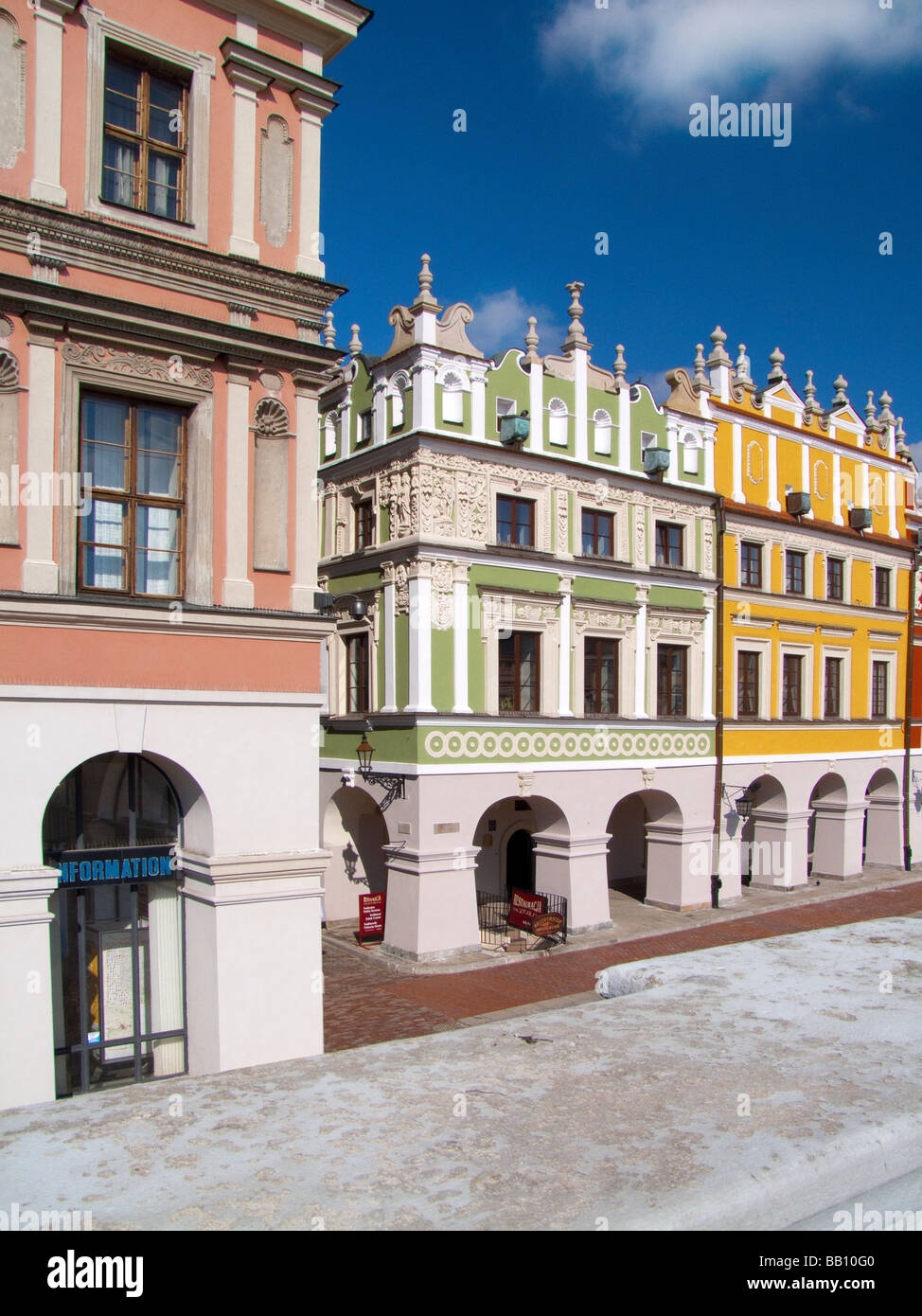 The old town of zamosc hi-res stock photography and images - Alamy