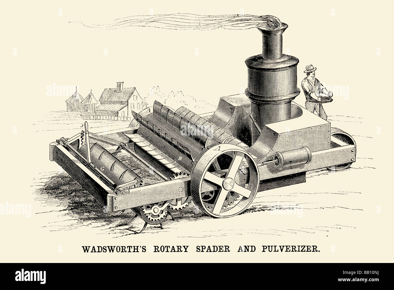 Wadsworth's Rotary Spader and Pulverizer Stock Photo - Alamy