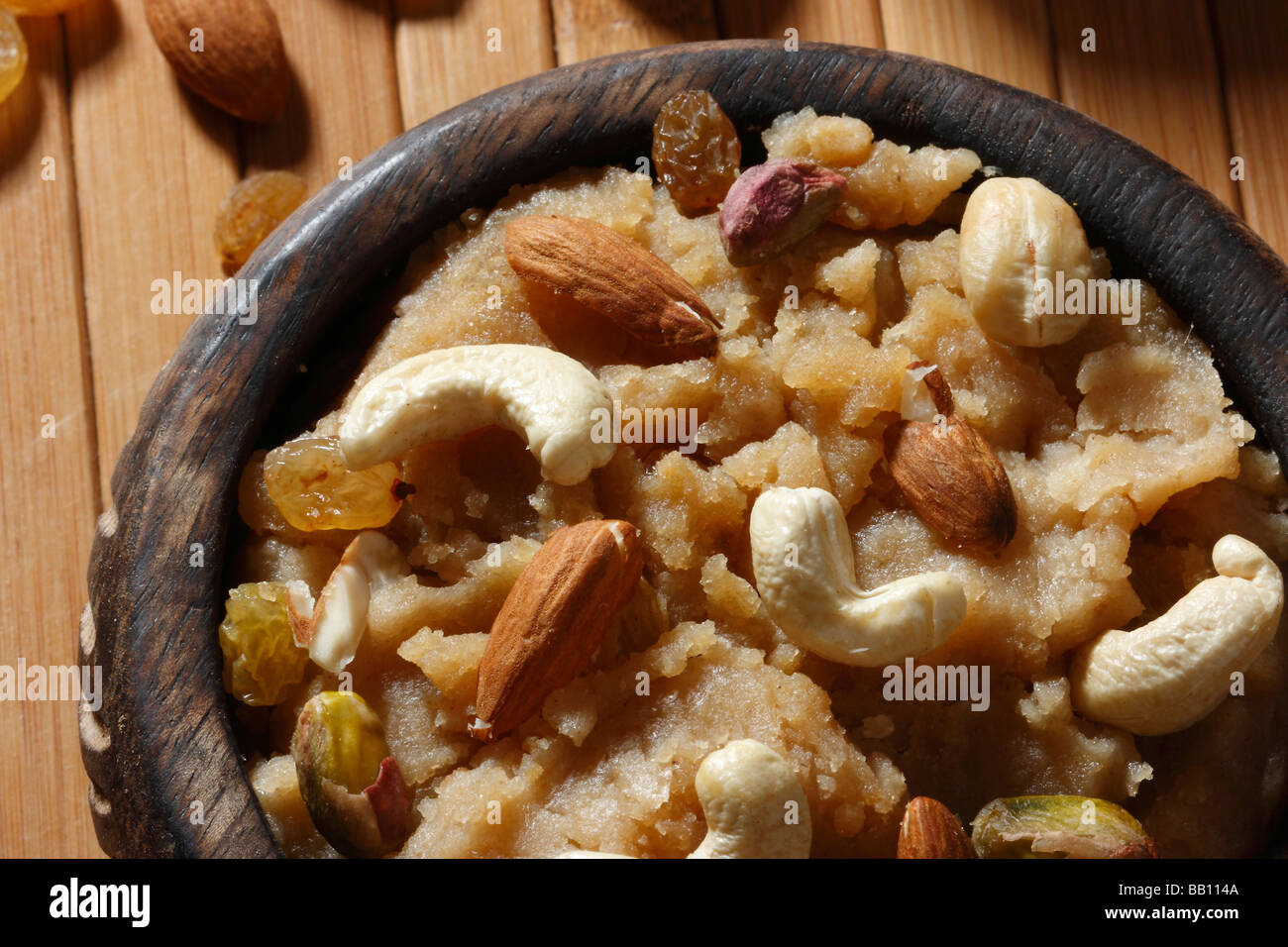 Atte ji sero is a flour based dessert made with wheat flour, ghee and ...
