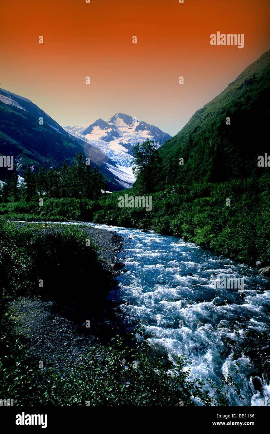 Portage glacier river hi-res stock photography and images - Alamy