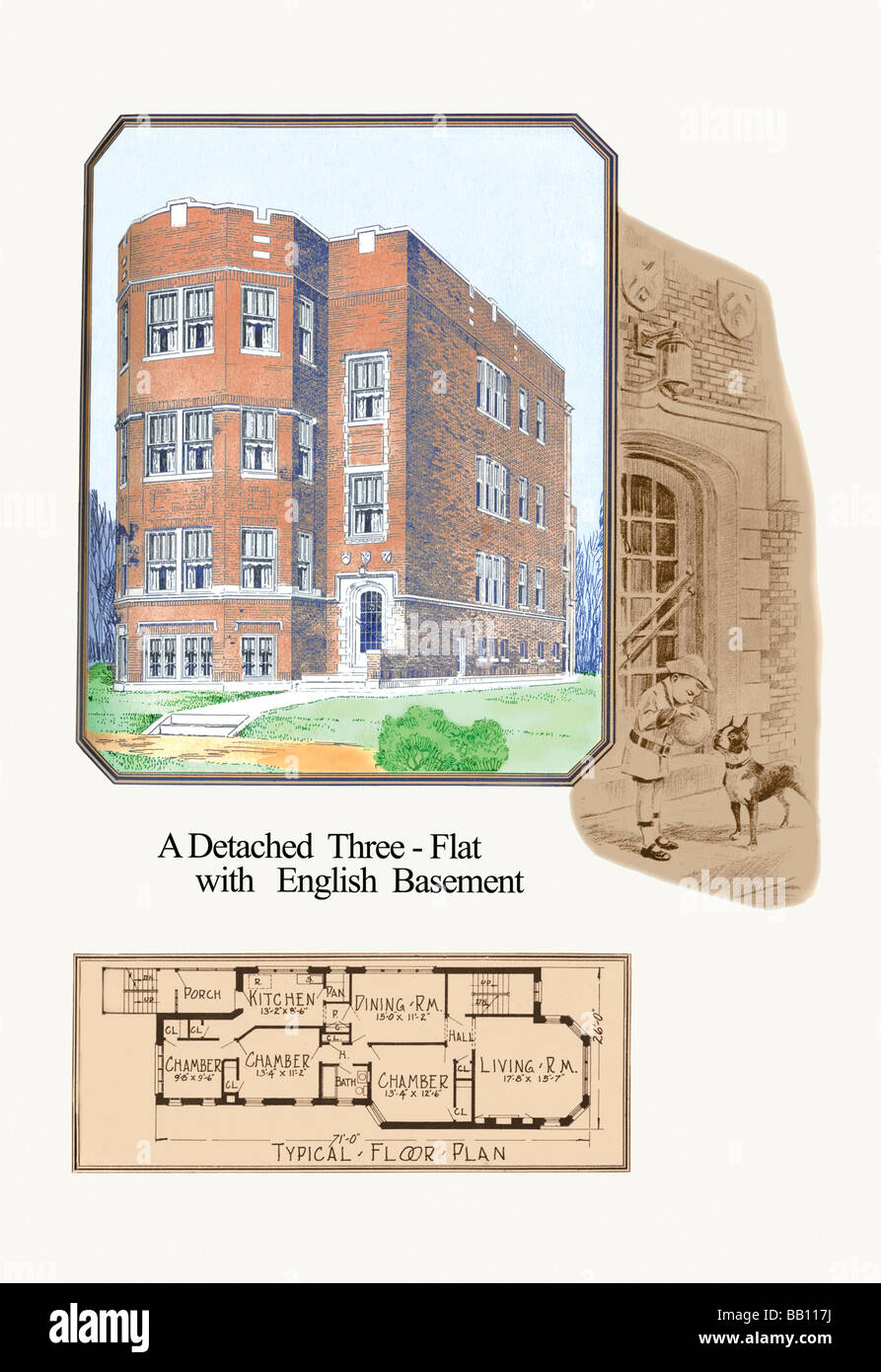 English basement hi-res stock photography and images - Alamy