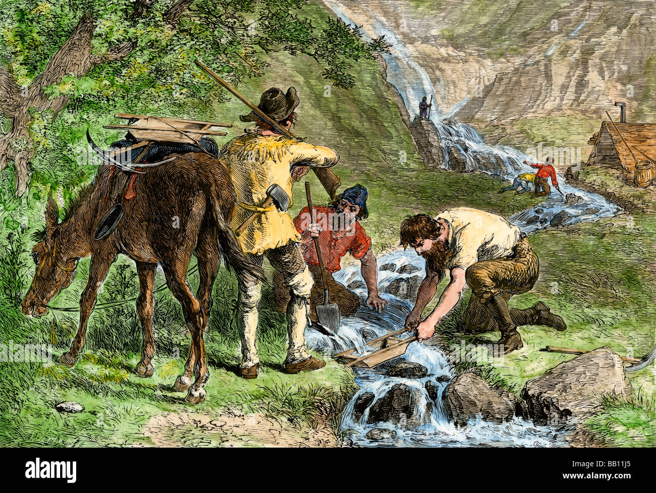 California gold rush 19th century hi-res stock photography and images ...