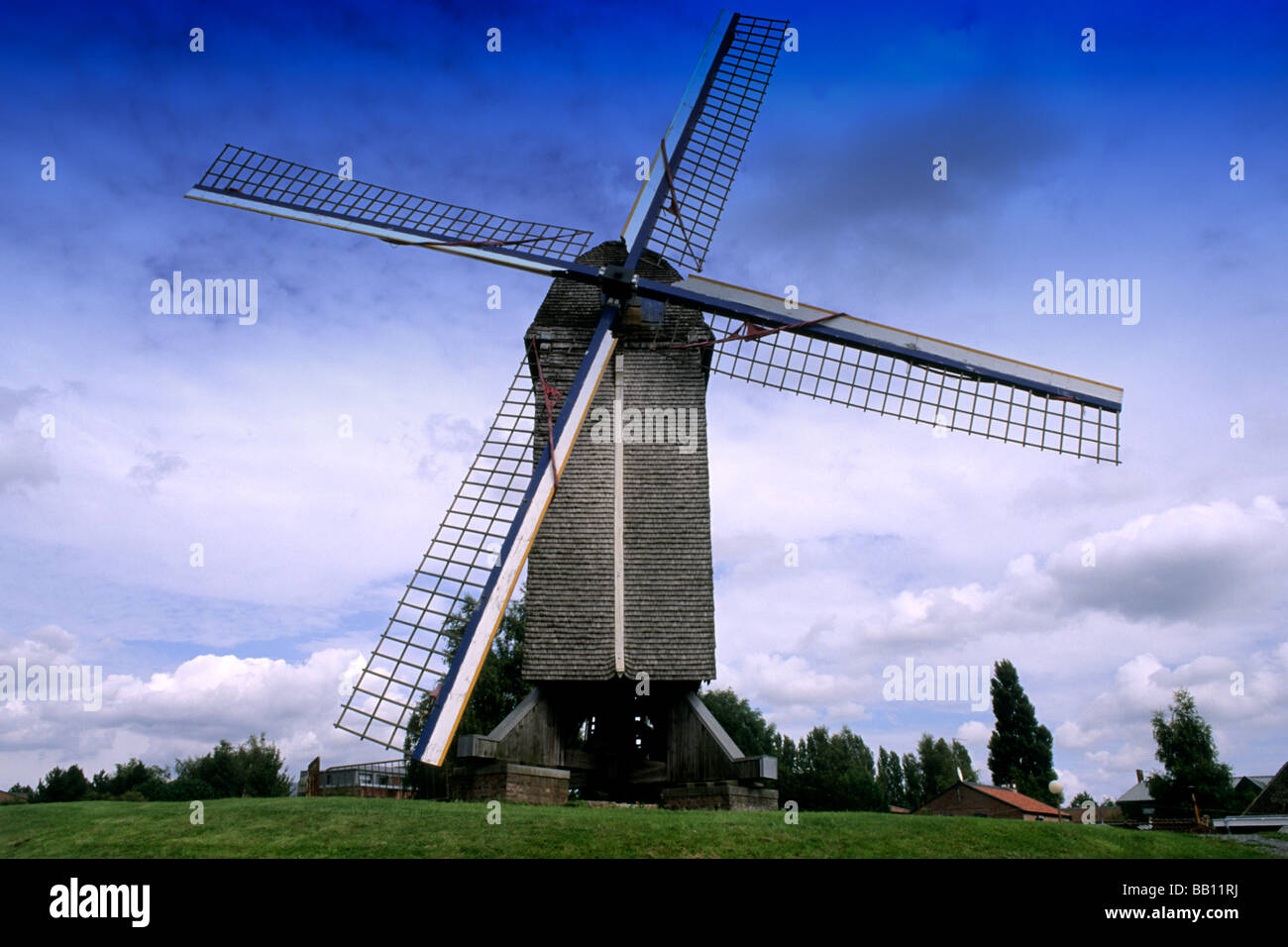 France Famous large Windmill in town of Lille France Stock Photo - Alamy