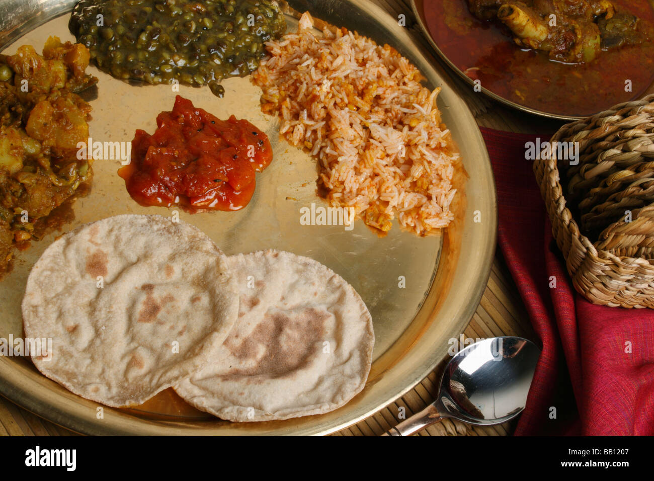 Phapar ko roti is a traditional buckwheat chapati from sikkim Stock ...