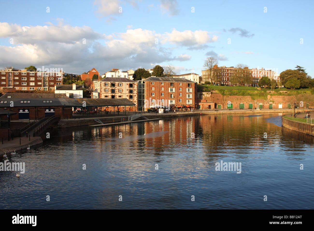 Exeter Marina, Devon UK Stock Photo - Alamy