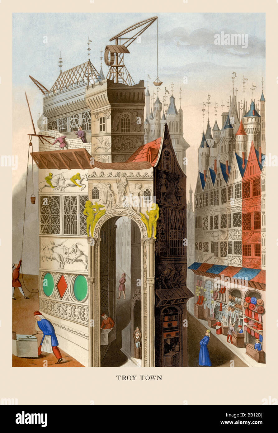 Troy town hi-res stock photography and images - Alamy