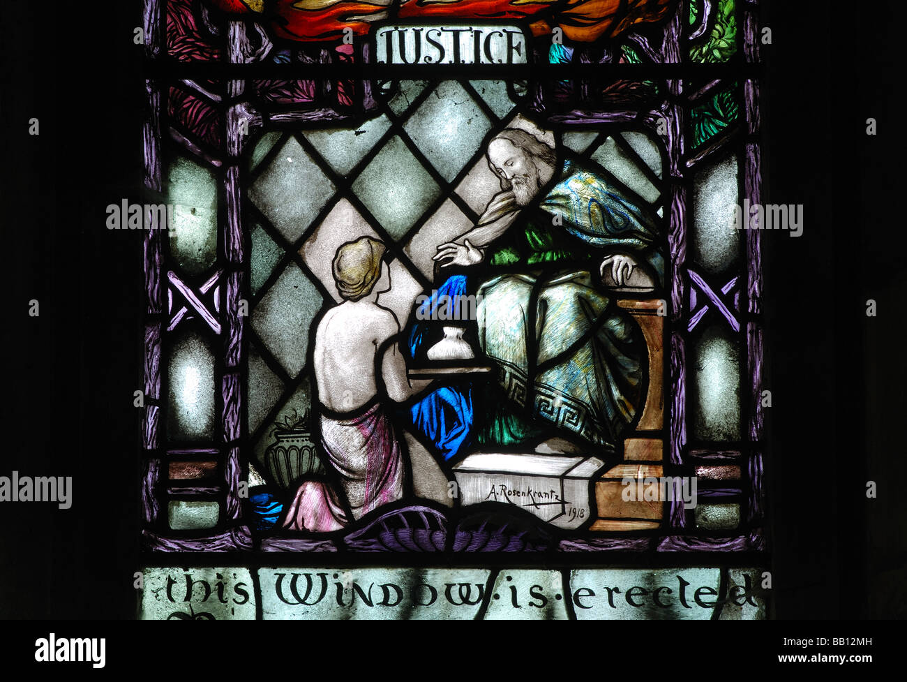Prodigal Son stained glass, Holy Trinity Church, Churchover ...