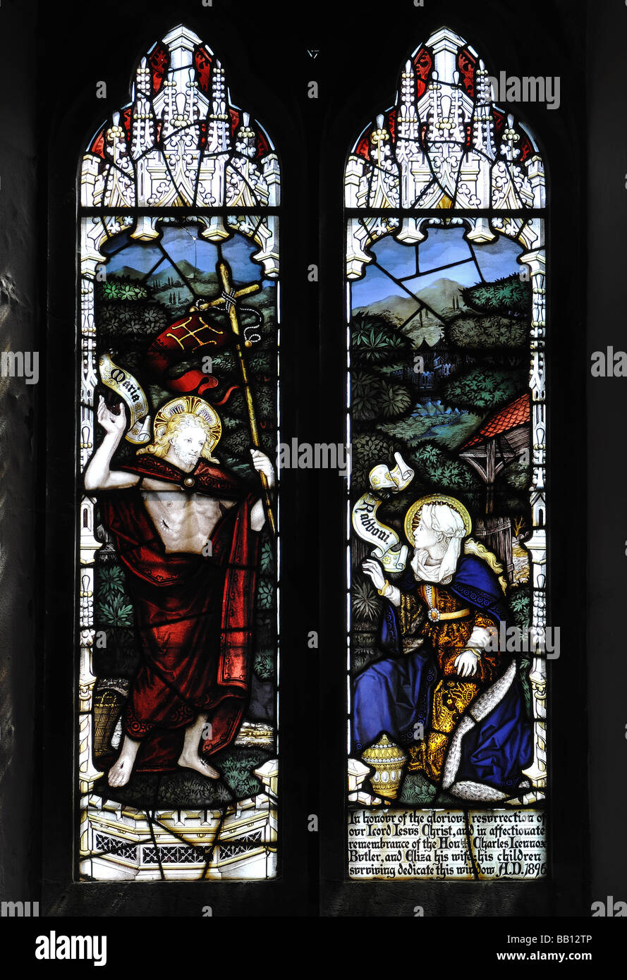 Jesus resurrection stained glass hi-res stock photography and images ...