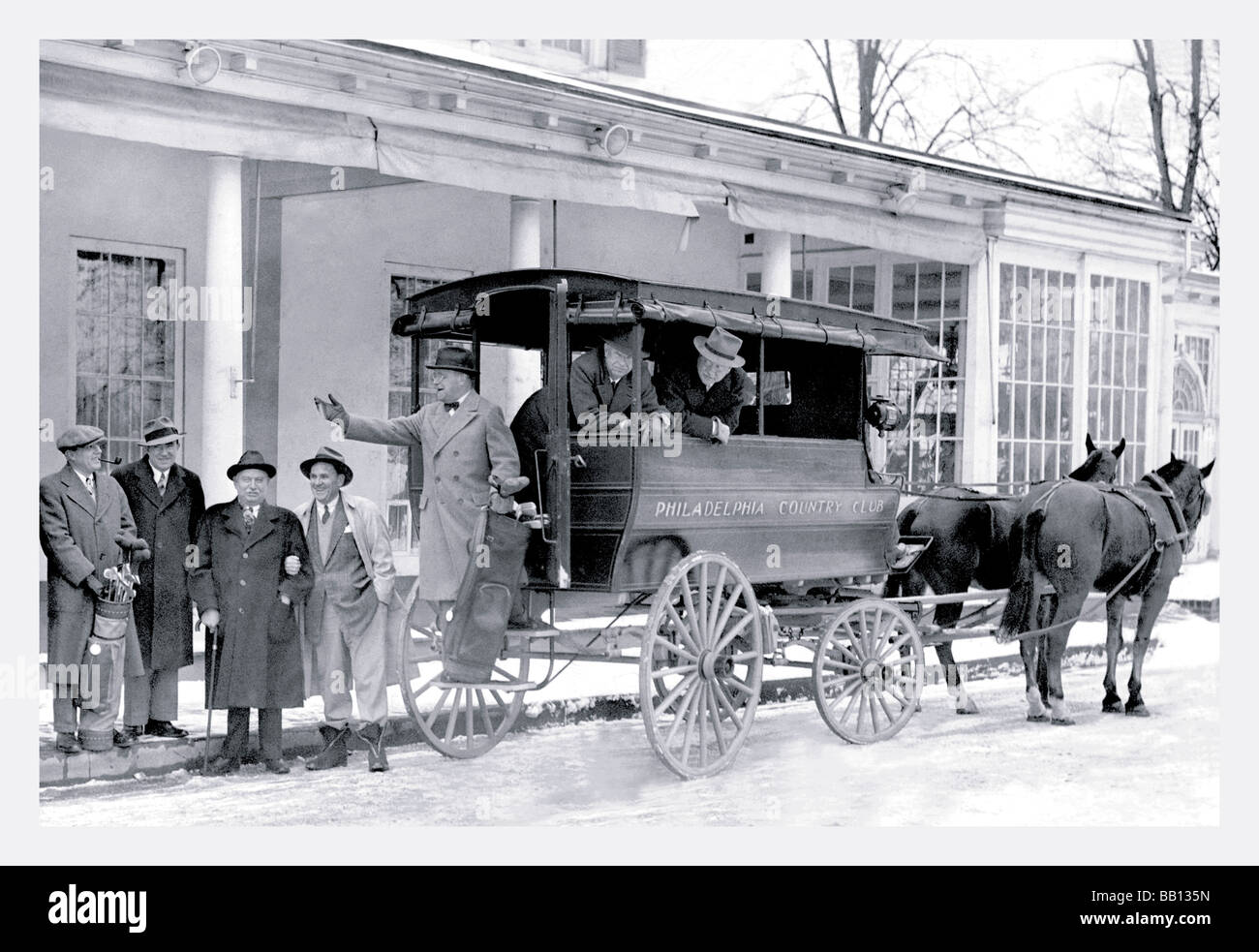 Man Stepping Out Of Carriage,Philadelphia,PA Stock Photo - Alamy