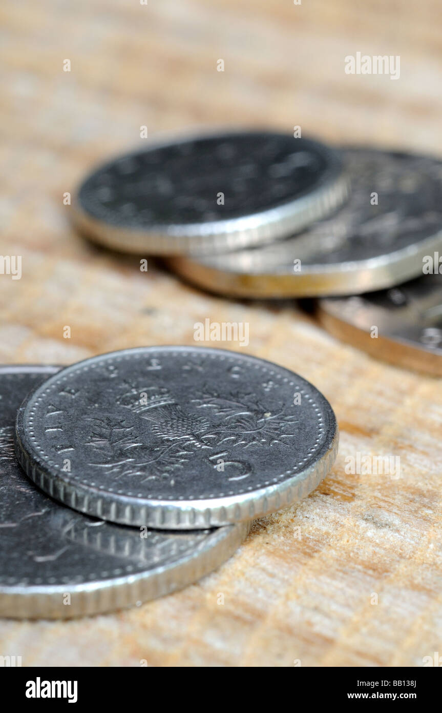 A Close up of small change Stock Photo - Alamy