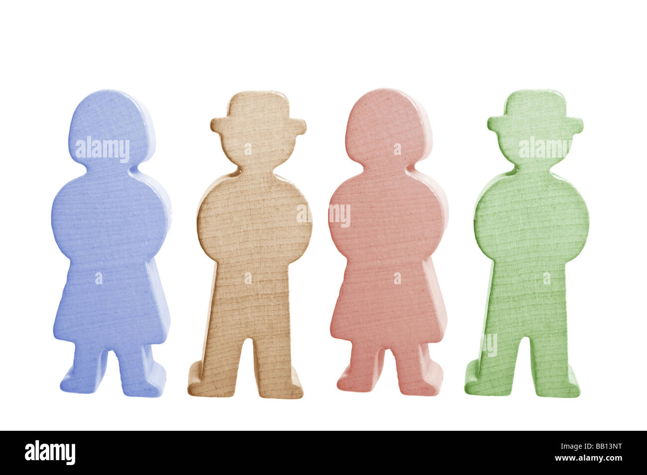 Wooden figures Cut Out Stock Images & Pictures - Alamy