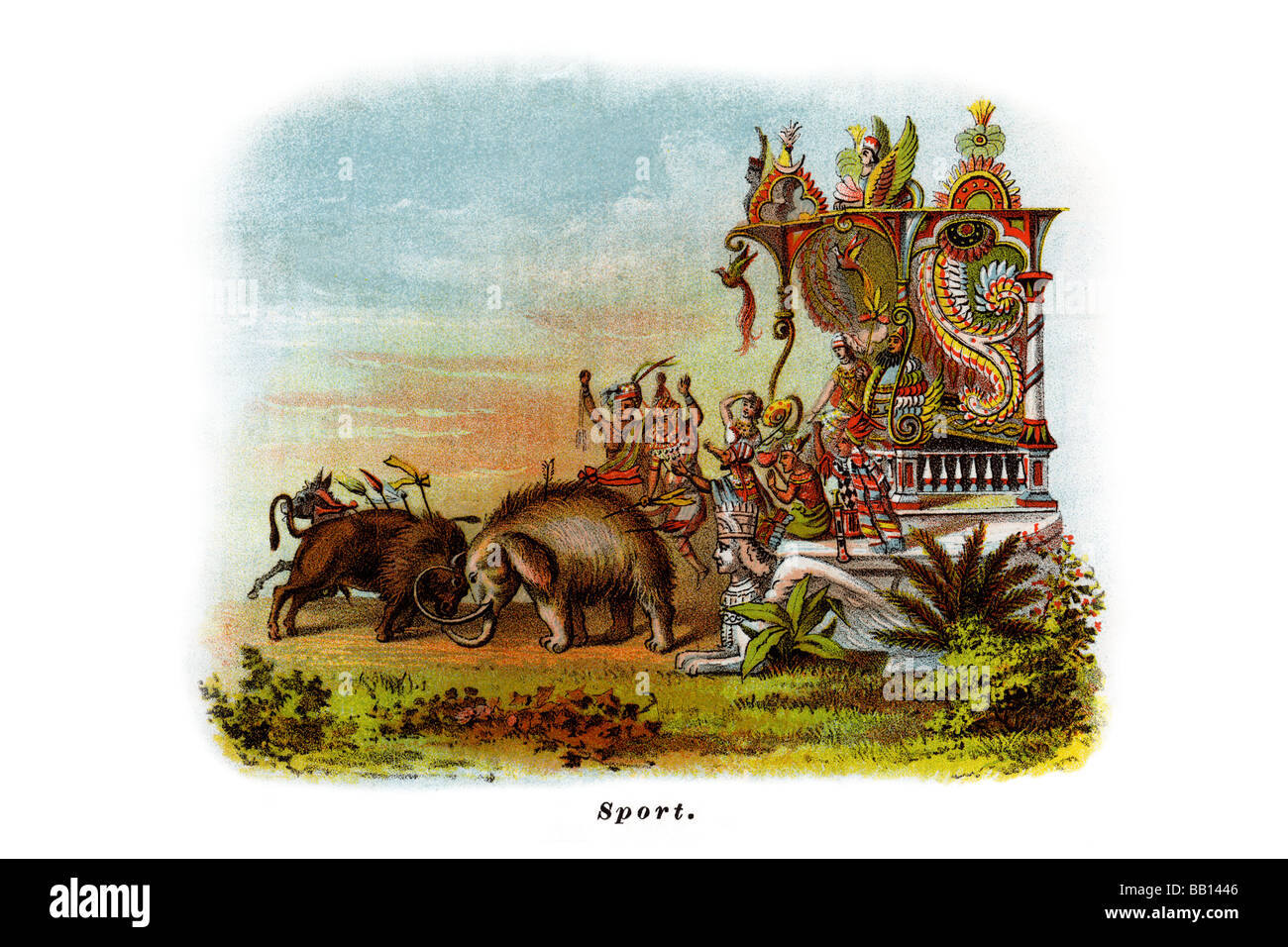 Sport - Mardi Gras Parade Float Design Stock Photo - Alamy