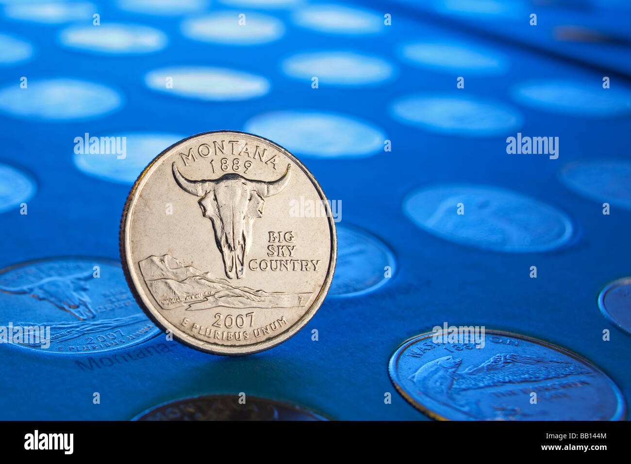 US quarter collection Stock Photo - Alamy