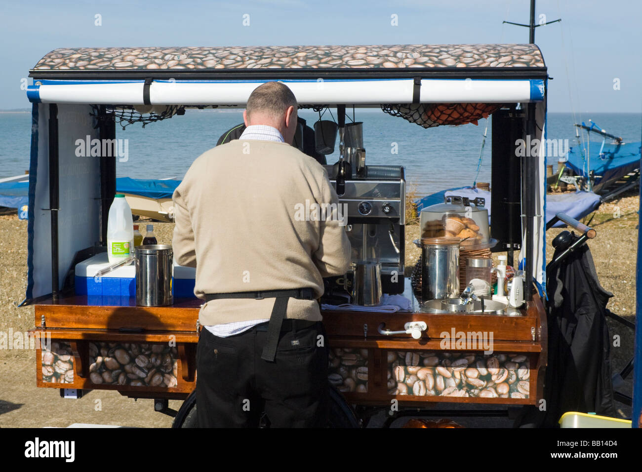 Mobile coffee vendor hi-res stock photography and images - Alamy