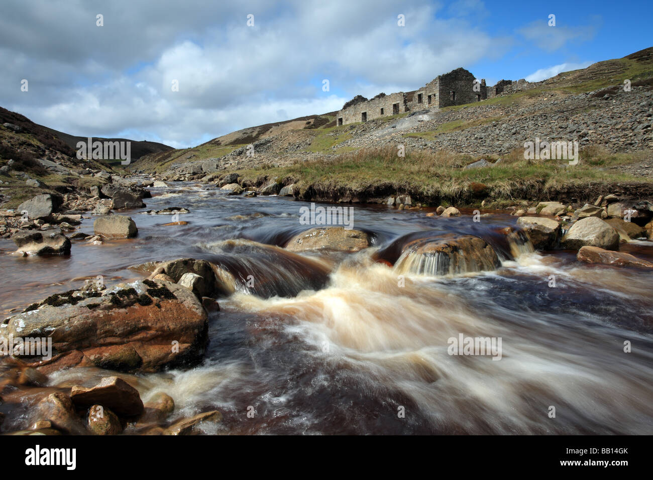 Old Gang Beck and the Remains of the Surrender Bridge Smelting Mill ...