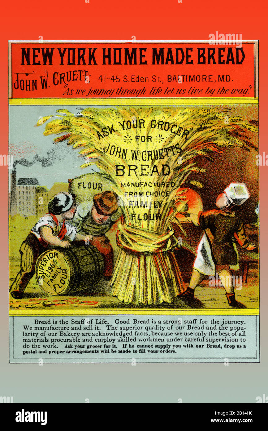 Bread advertisement hi-res stock photography and images - Alamy