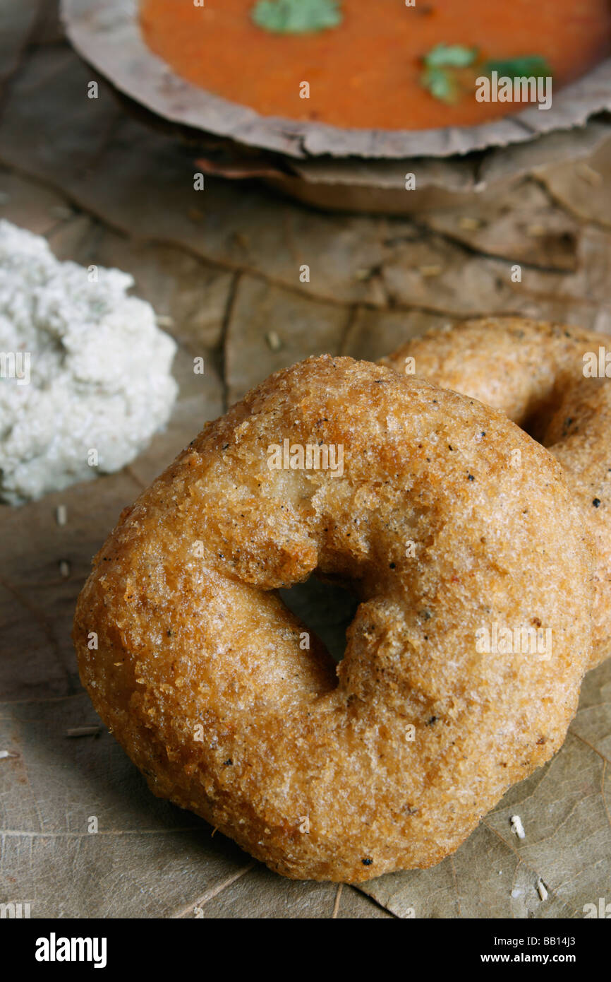 Medu Vada is a traditional South Indian break fast dish Stock Photo - Alamy