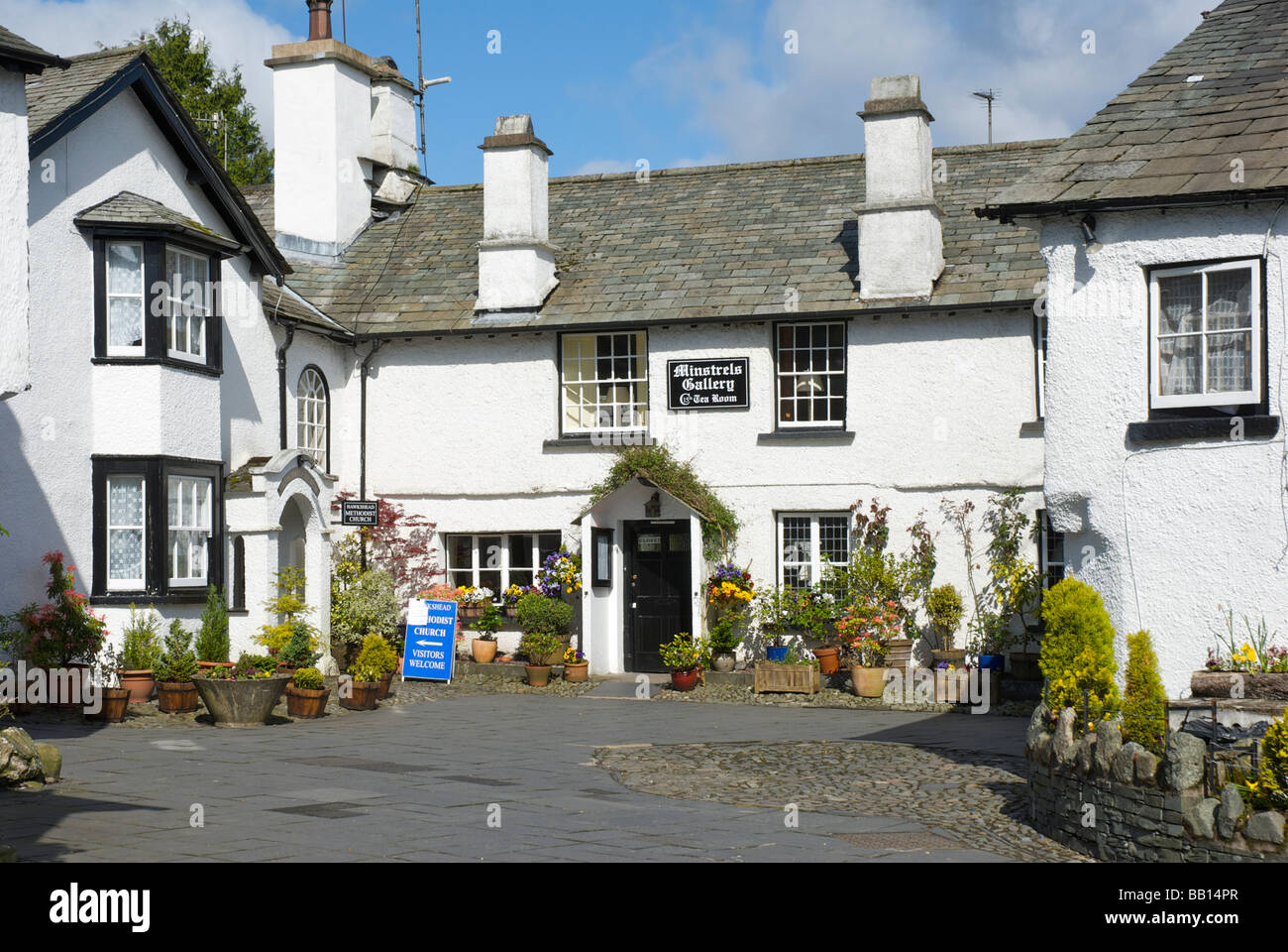 Hawkshead, Lake District National Park, Cumbria, England UK Stock Photo ...