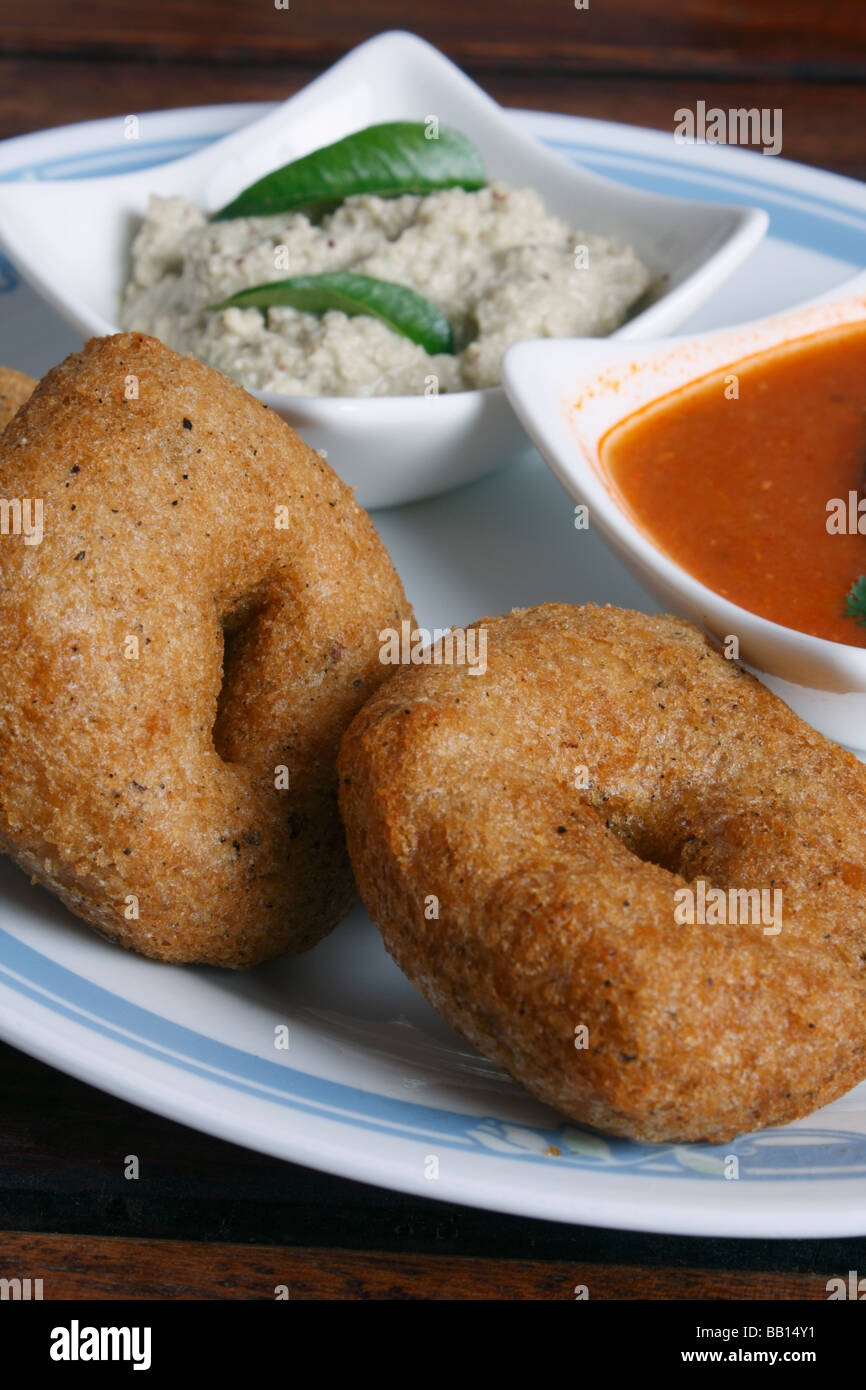 Medu Vada is a traditional South Indian break fast dish Stock Photo - Alamy