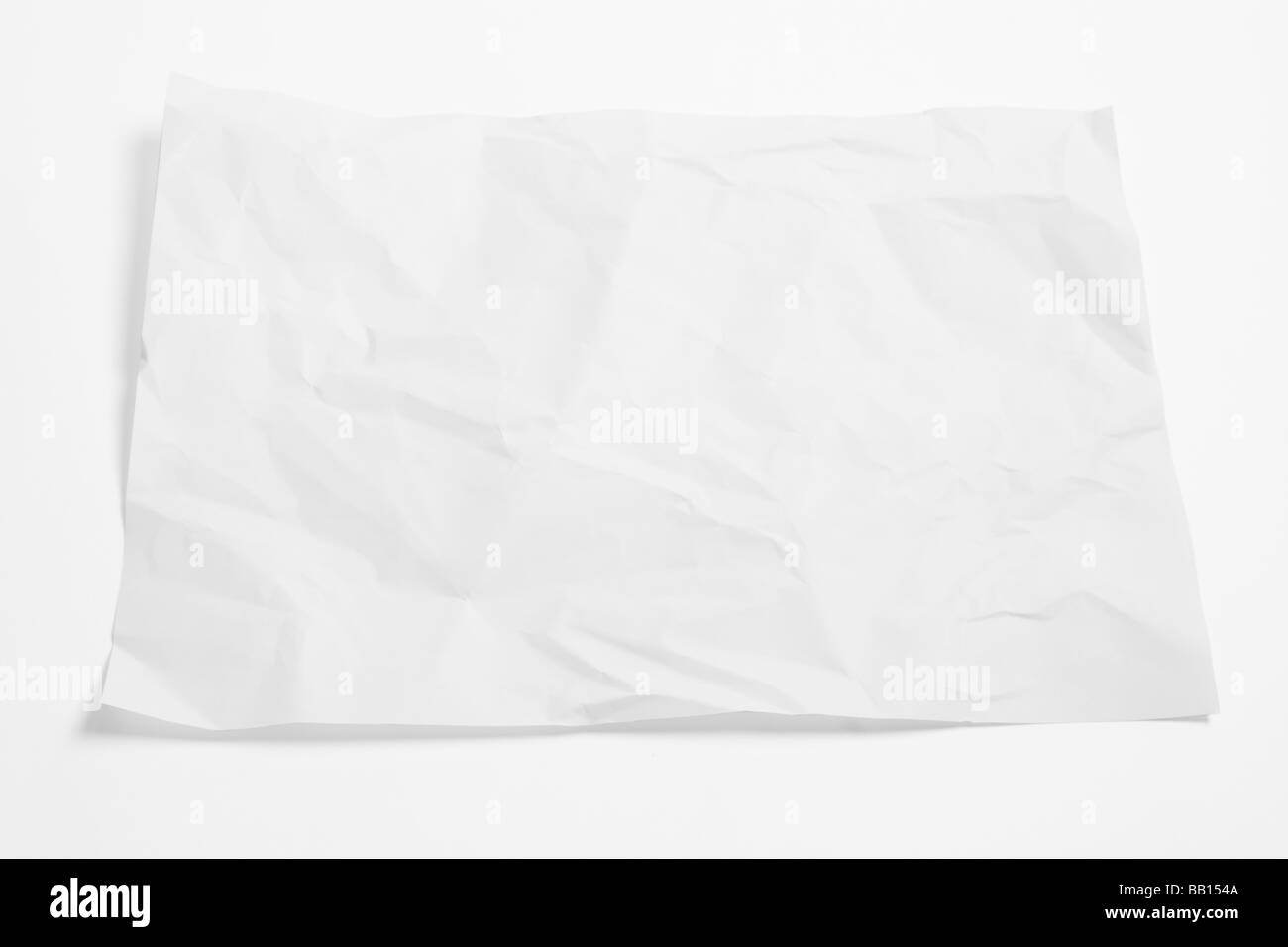 Crumpled piece paper hi-res stock photography and images - Alamy