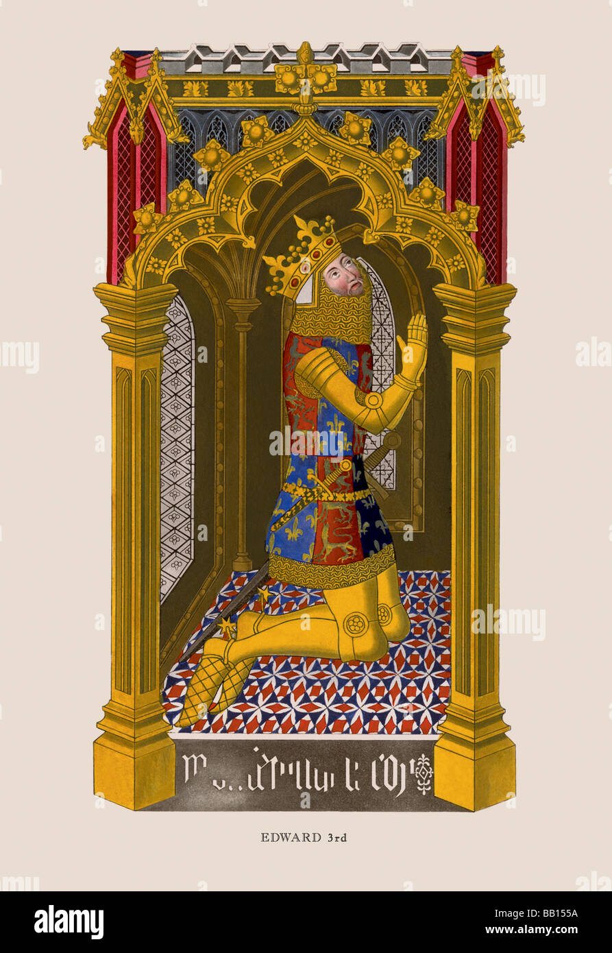 King Edward III Stock Photo - Alamy
