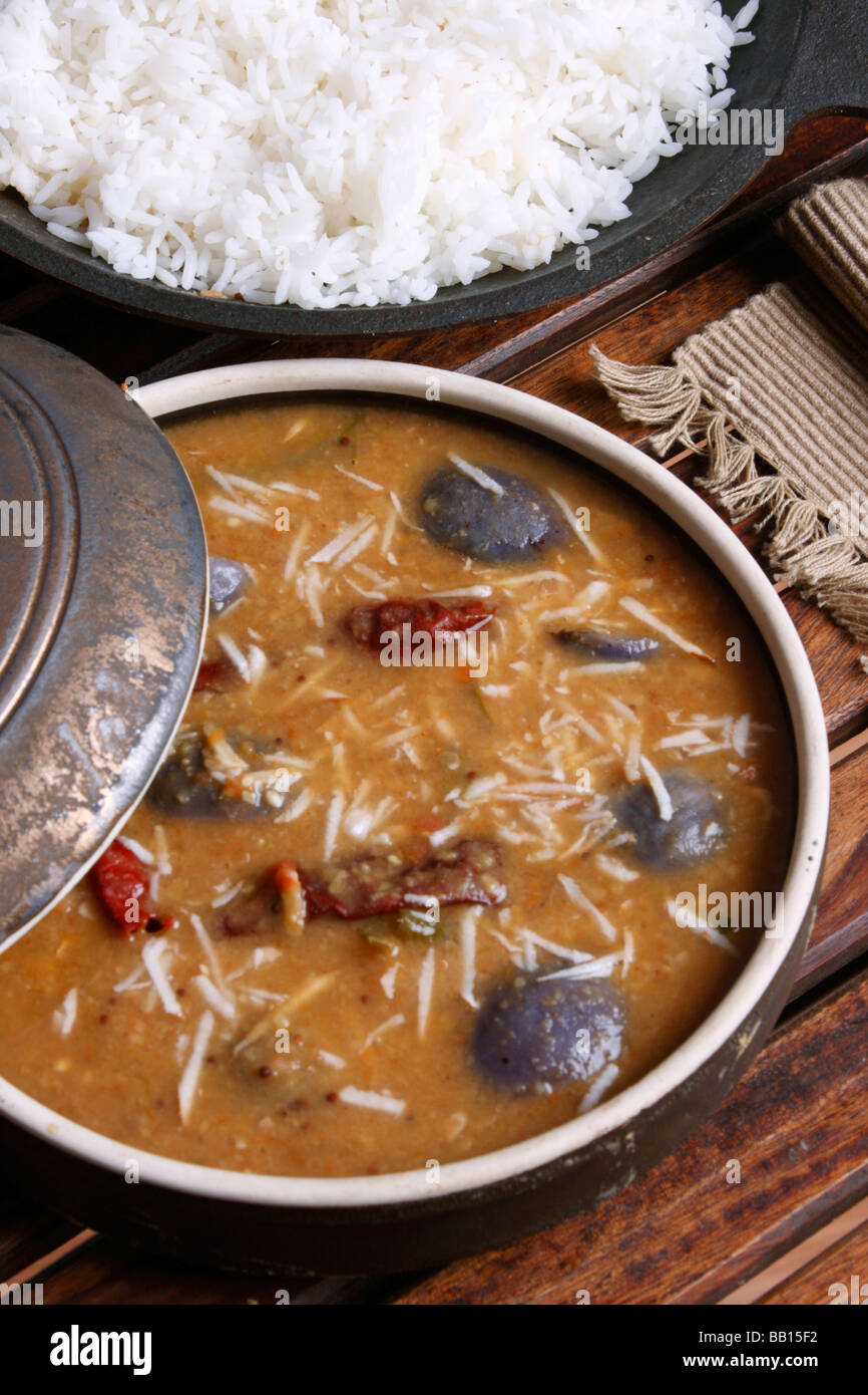 Brinjal sambar is a South Indian dal recipe made of brinjal and lentils ...