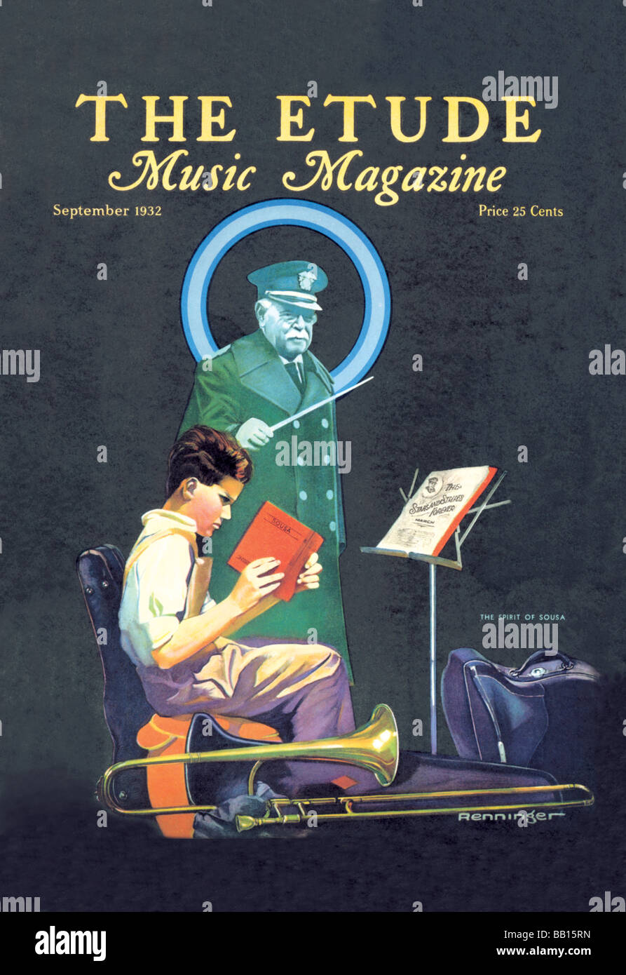 The Etude: September 1932 Stock Photo - Alamy