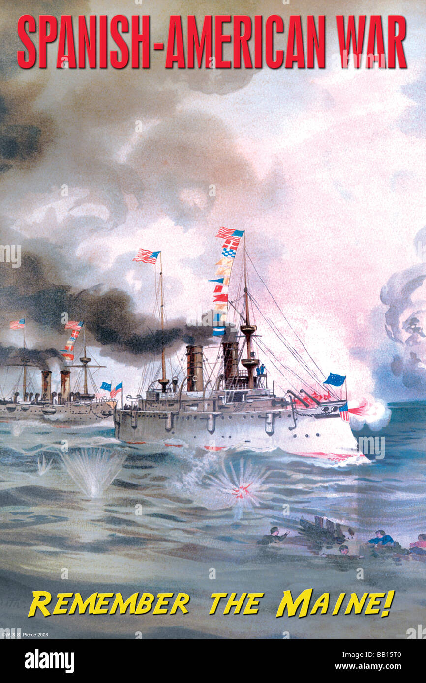 Spanish American War Stock Photo - Alamy