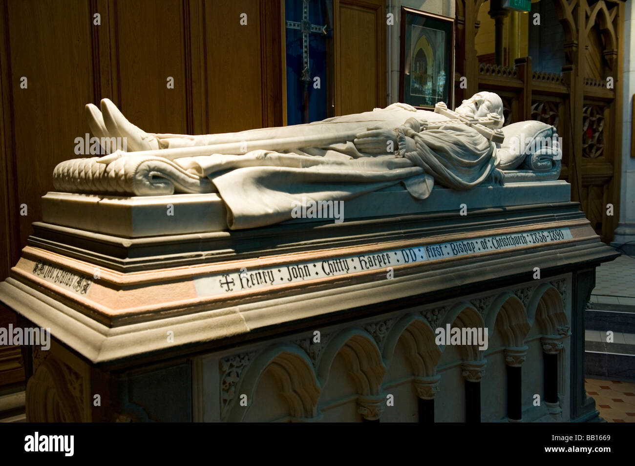 The Harper Effigy, Depicting Christchurch’s first Bishop, Henry Harper ...