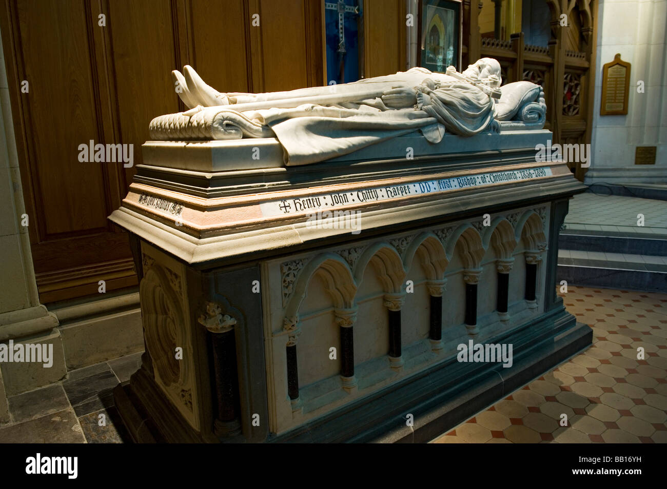 The Harper Effigy, Depicting Christchurch’s first Bishop, Henry Harper ...