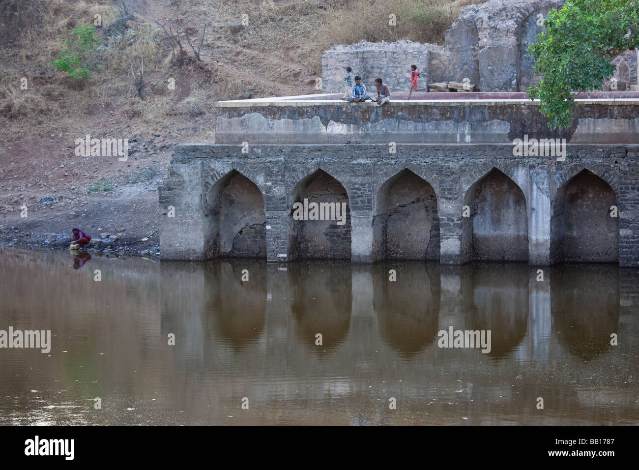 Ruins Mandu in Madhya Pradesh India Stock Photo - Alamy