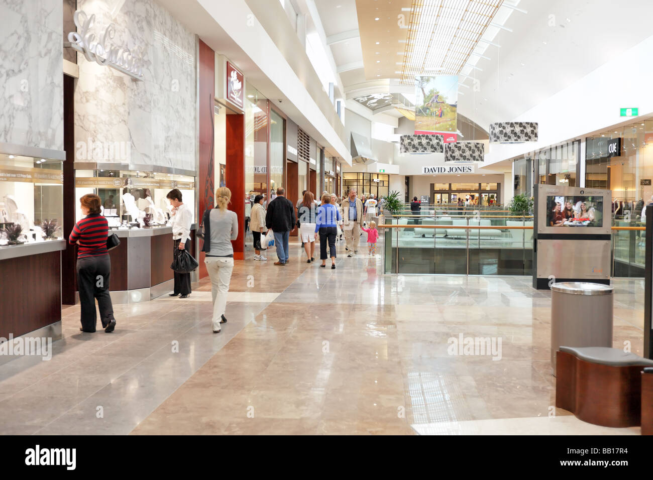Scenes inside a modern shopping centre Stock Photo - Alamy