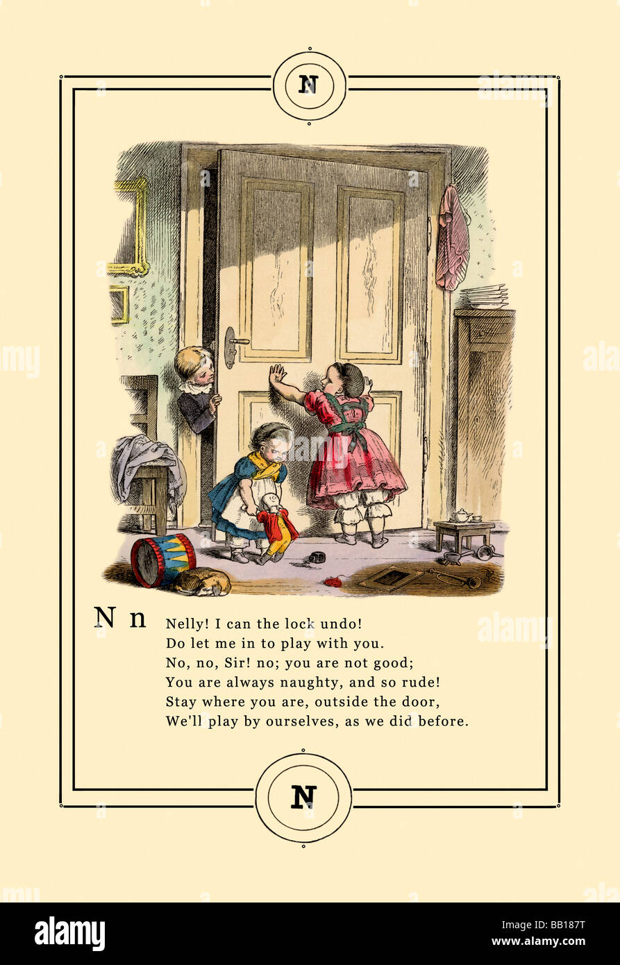 Little Lily's Alphabet: Nelly! Stock Photo - Alamy