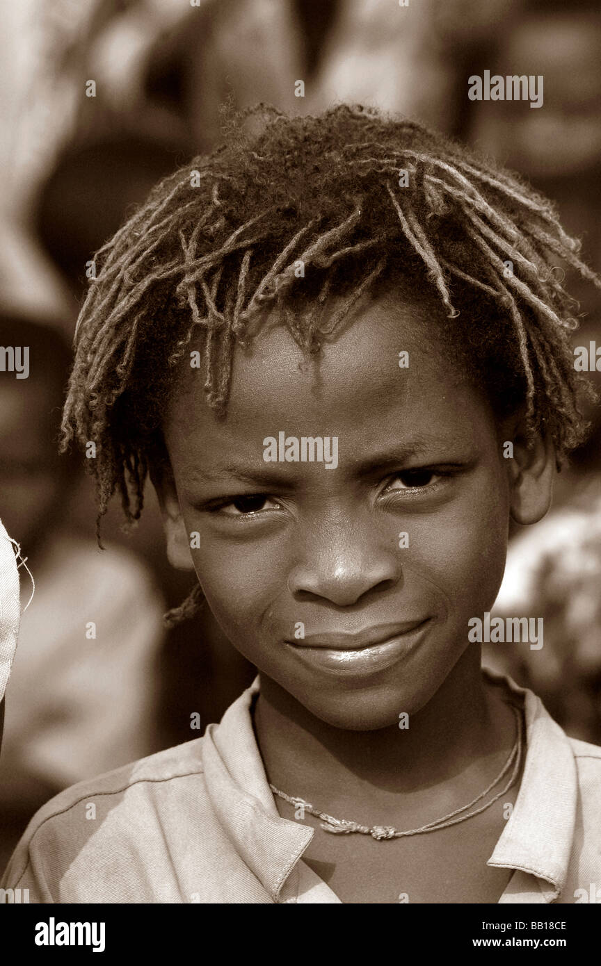 Benin Adjohoun Portrait of a rasta style african boy Stock Photo - Alamy