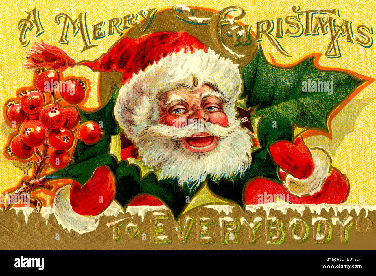 A Merry Christmas to Everybody Stock Photo - Alamy
