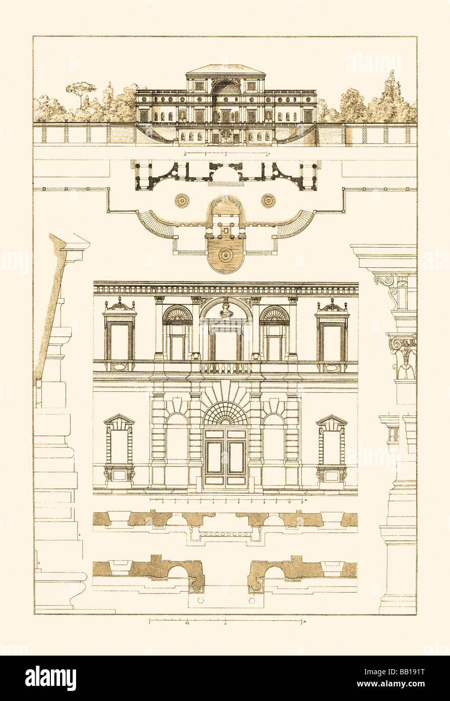 Villa Sacchetti,Villa Papa Giulio at Rome Stock Photo - Alamy