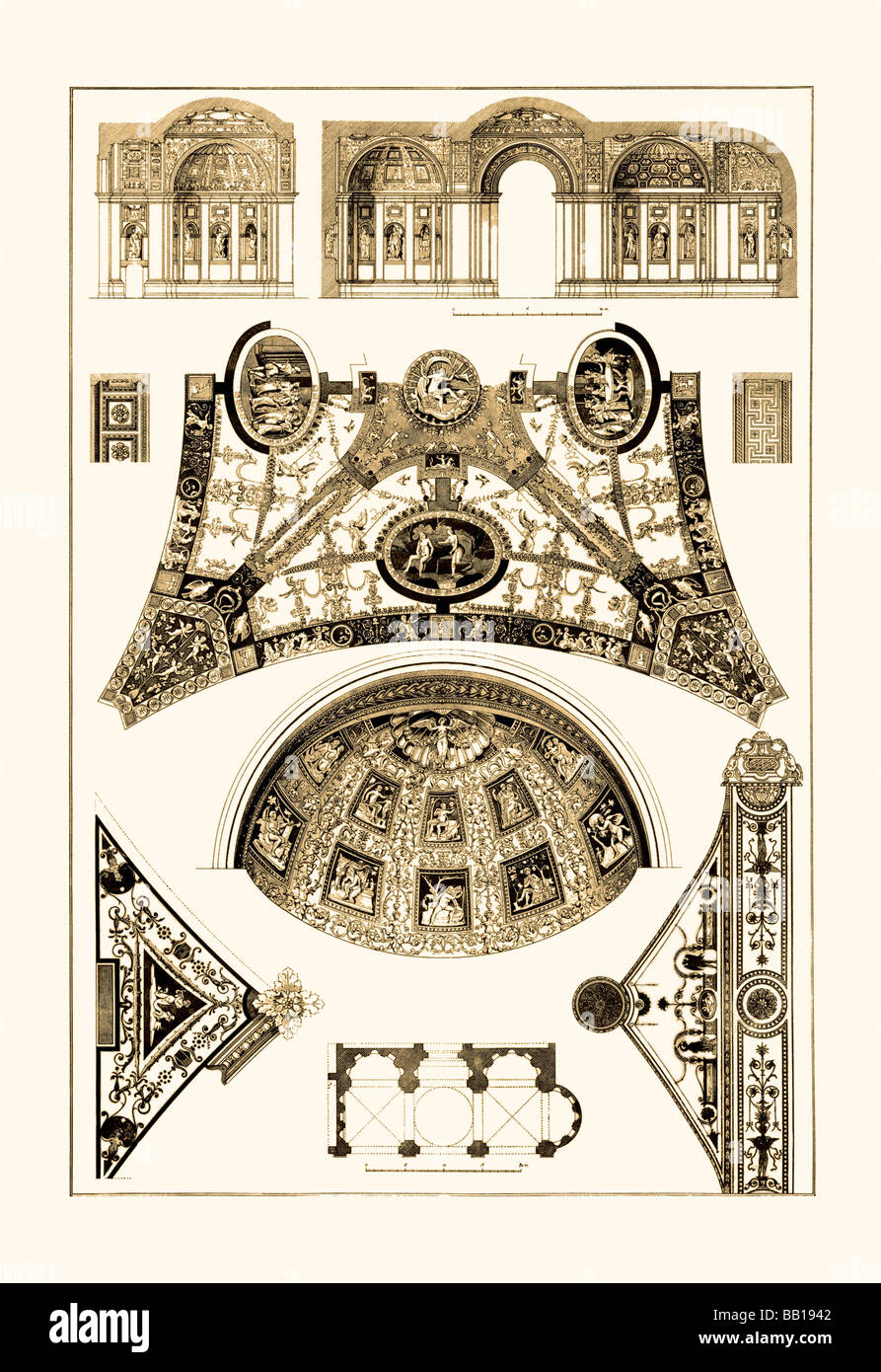 Cross-Vaults of the Renaissance Stock Photo - Alamy