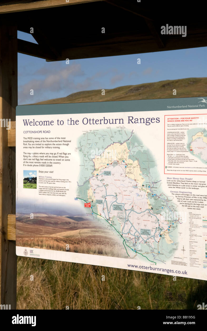 Otterburn training area hi-res stock photography and images - Alamy
