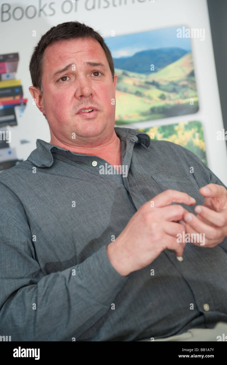 JON GOWER welsh language writer at the Bedwen Llyfrau book festival ...